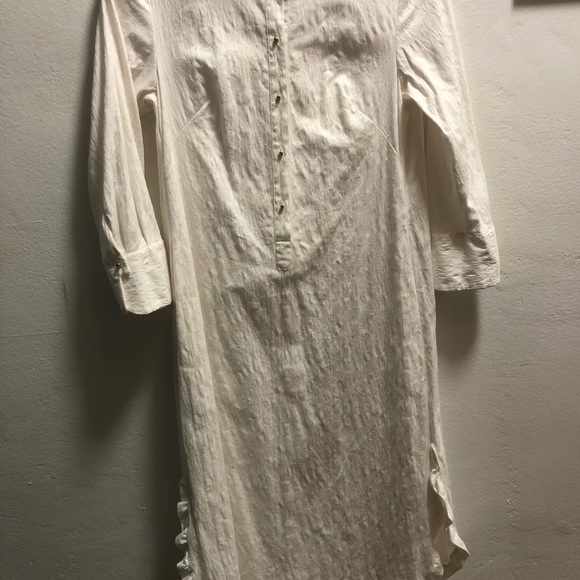 Bete Muumuu | Dresses | Vintage White Bete Muumuu Long Sleeve Button ...
